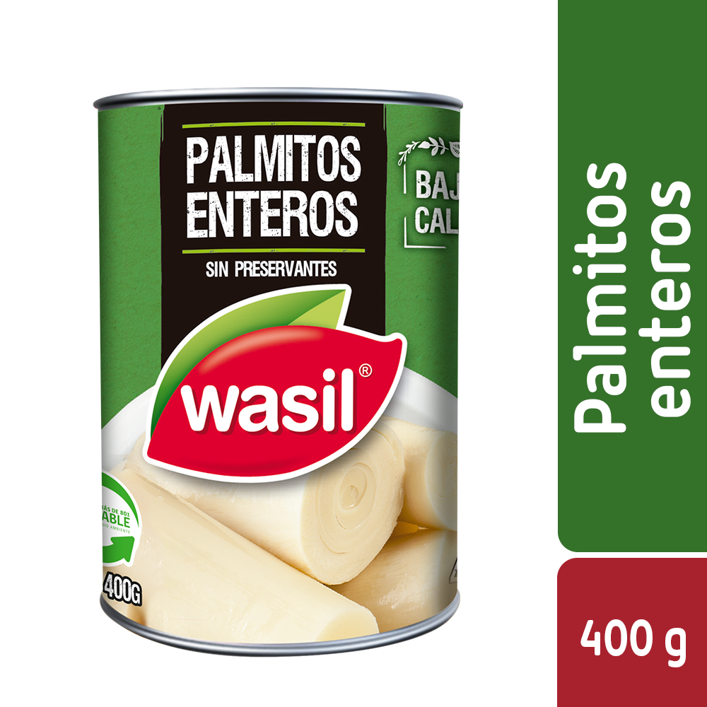 Palmitos Enteros Wasil 400g I El Buen Vecino