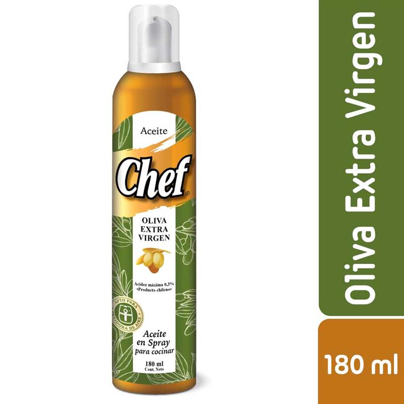 Aceite de Oliva Extra Virgen en Spray Chef 180ml I El Buen Vecino