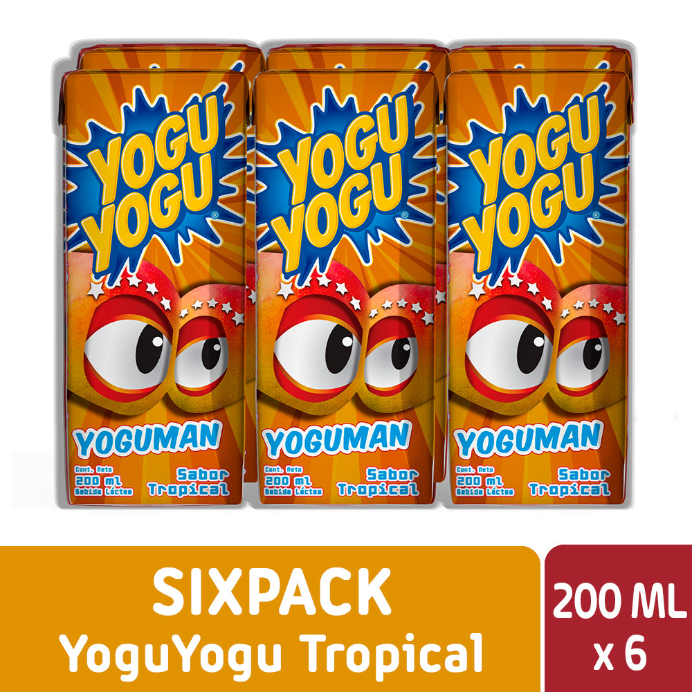 Yogu Yogu Tropical 6x200ml I El Buen Vecino